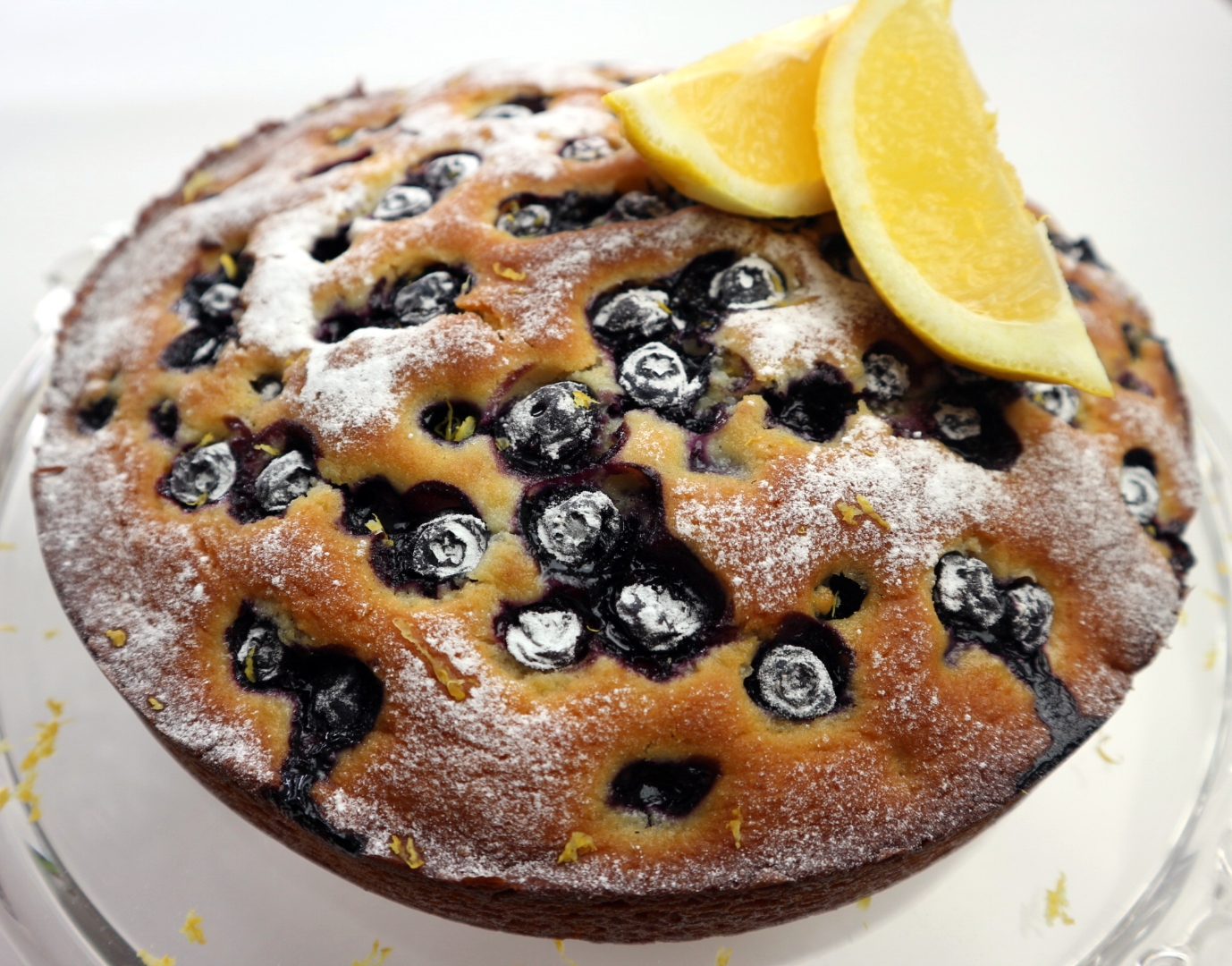 Blauwe bessen cake - Dubbelbourgondisch